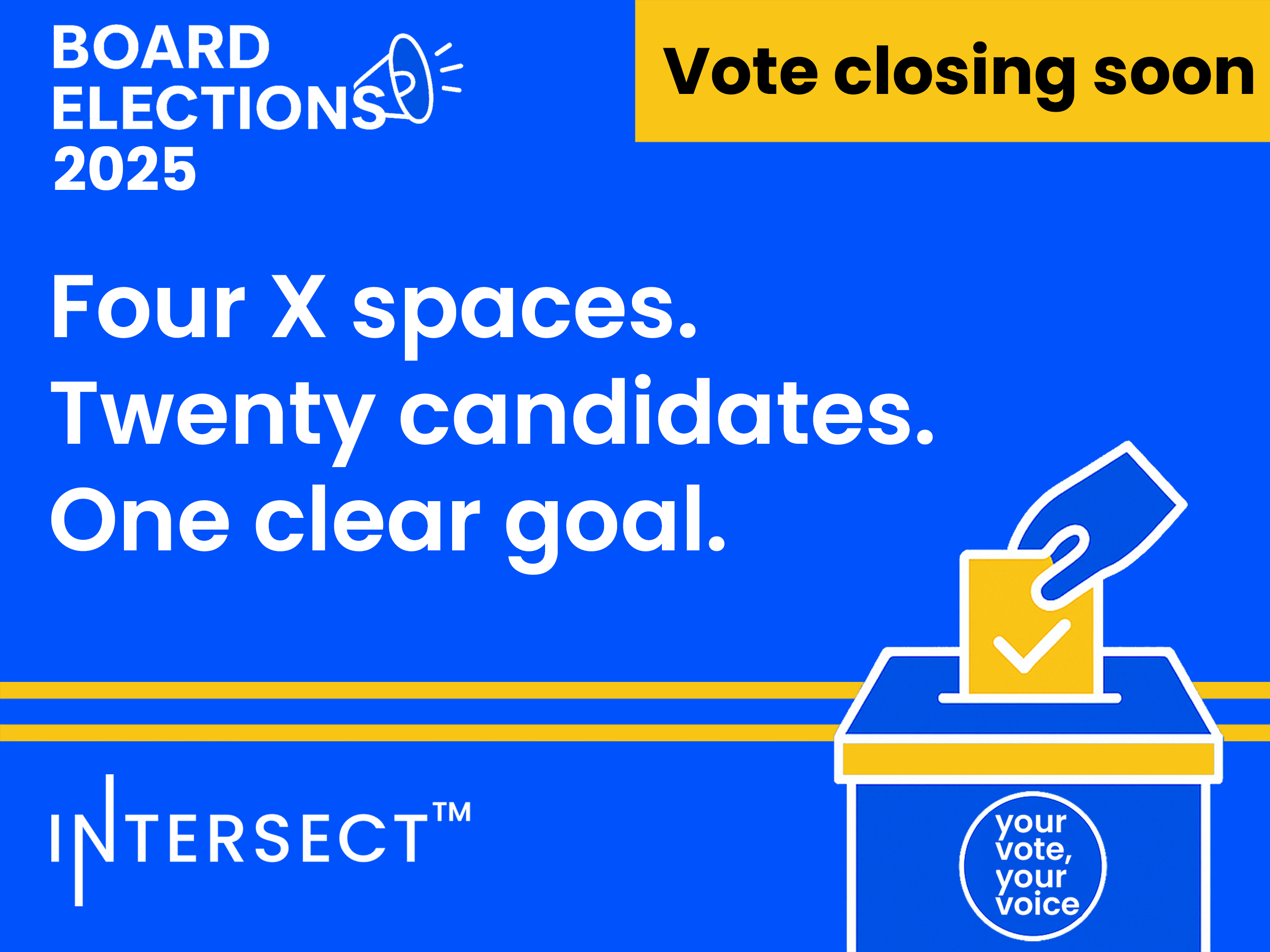Intersect Board Elections 2025: Final hours to vote -All 20 candidates ...